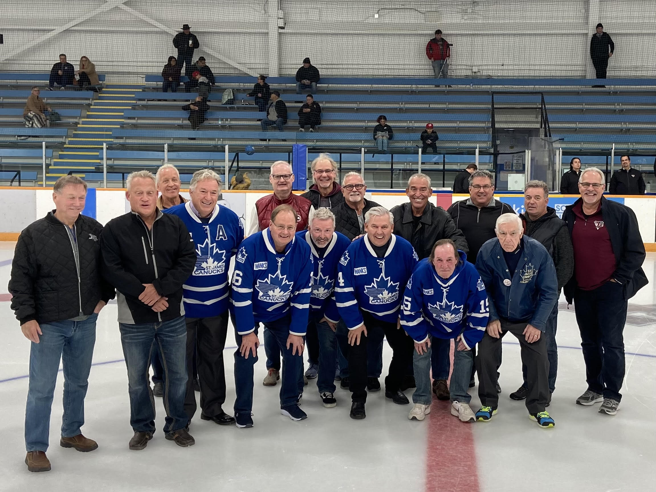 Canucks and Raiders Celebrate Jr Canucks inaugural game 45 Years Ago ...