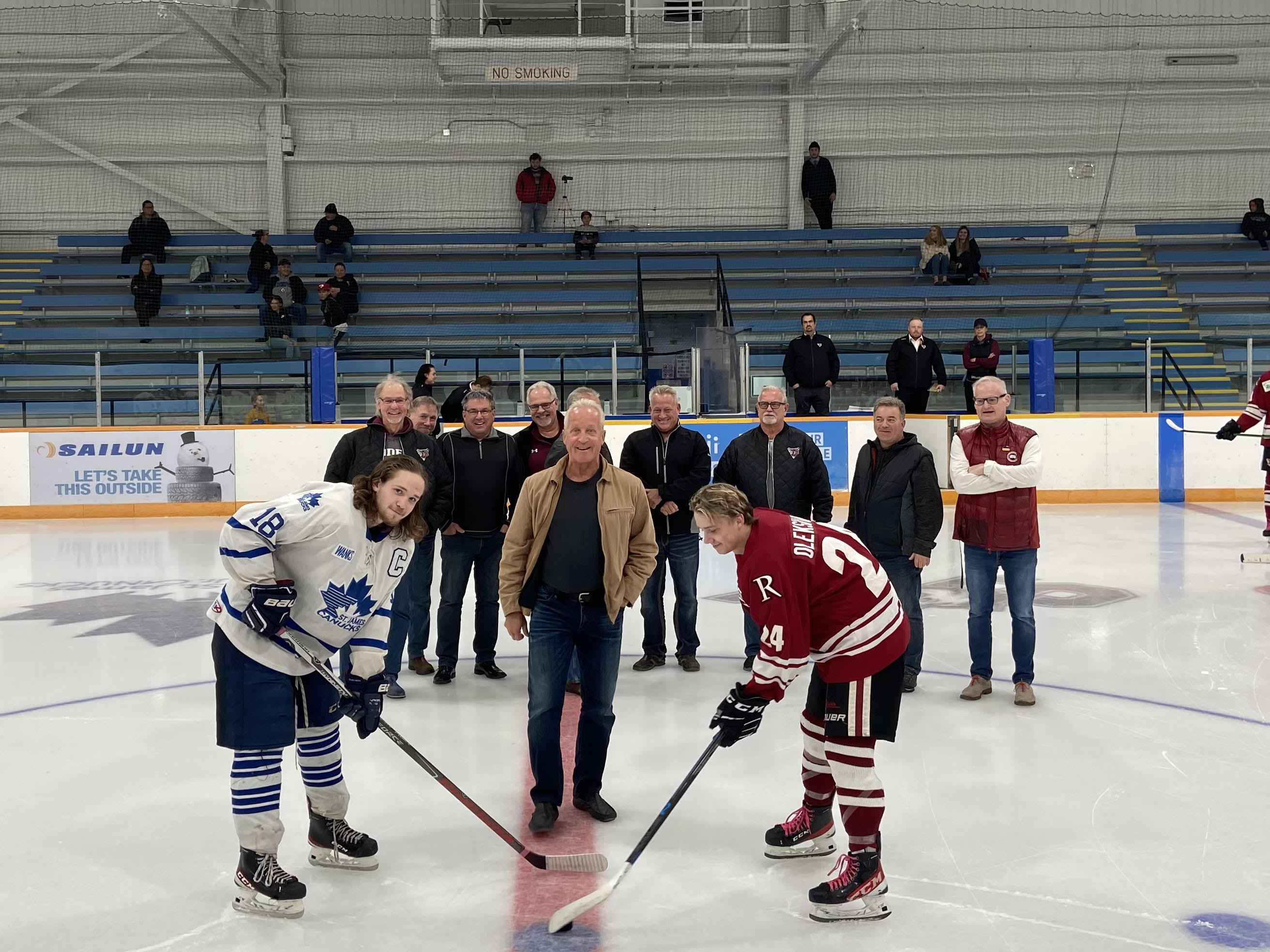 Canucks and Raiders Celebrate Jr Canucks inaugural game 45 Years Ago ...